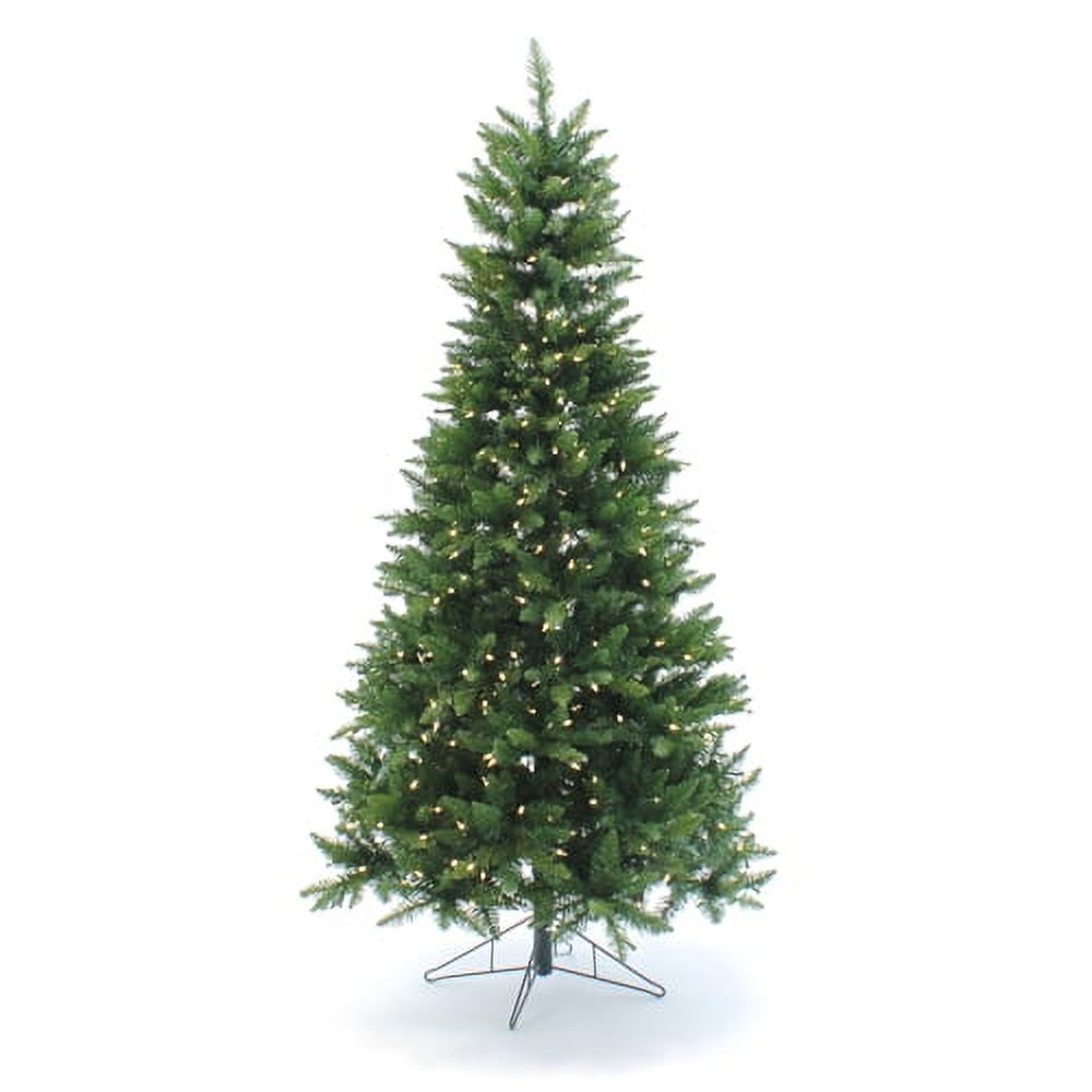 Perfect Holiday 7.5 Ft Pre-Lit Slim Christmas Tree, 1487 Tips, UL 650 ...