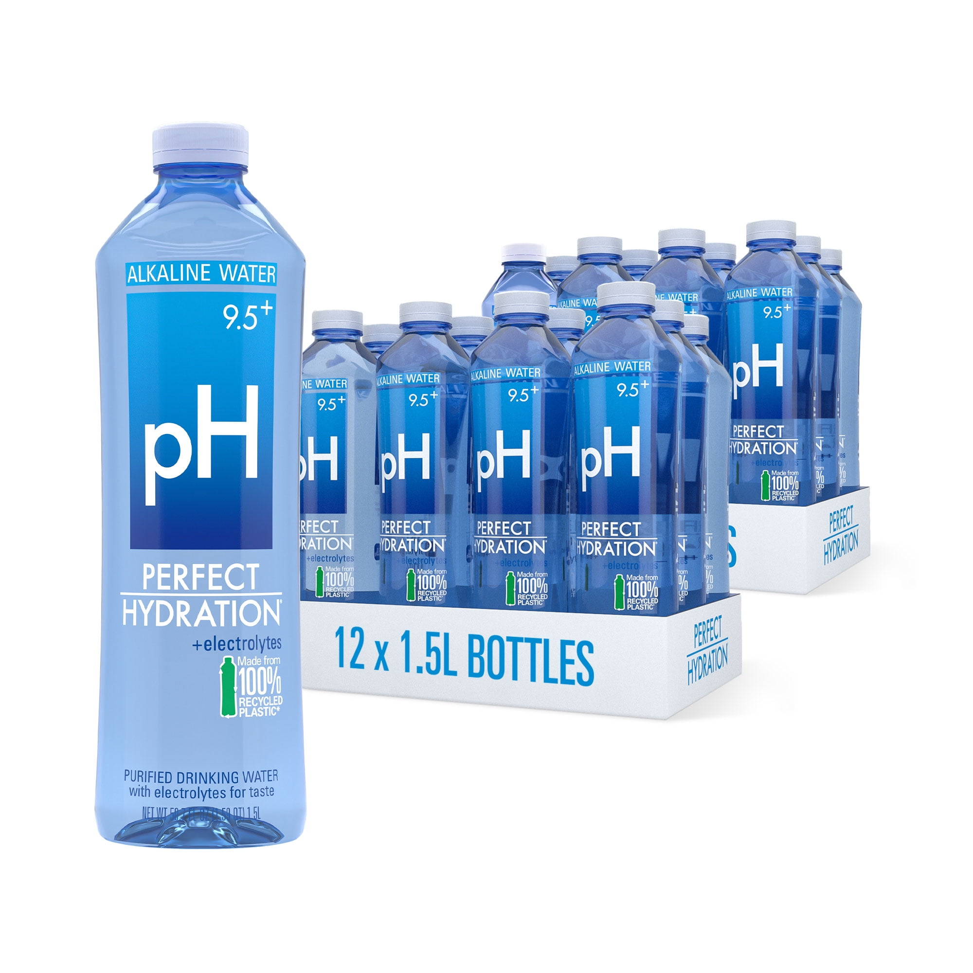 Perfect Hydration 9.5 pH Alkaline Water, Electrolytes for Taste ...