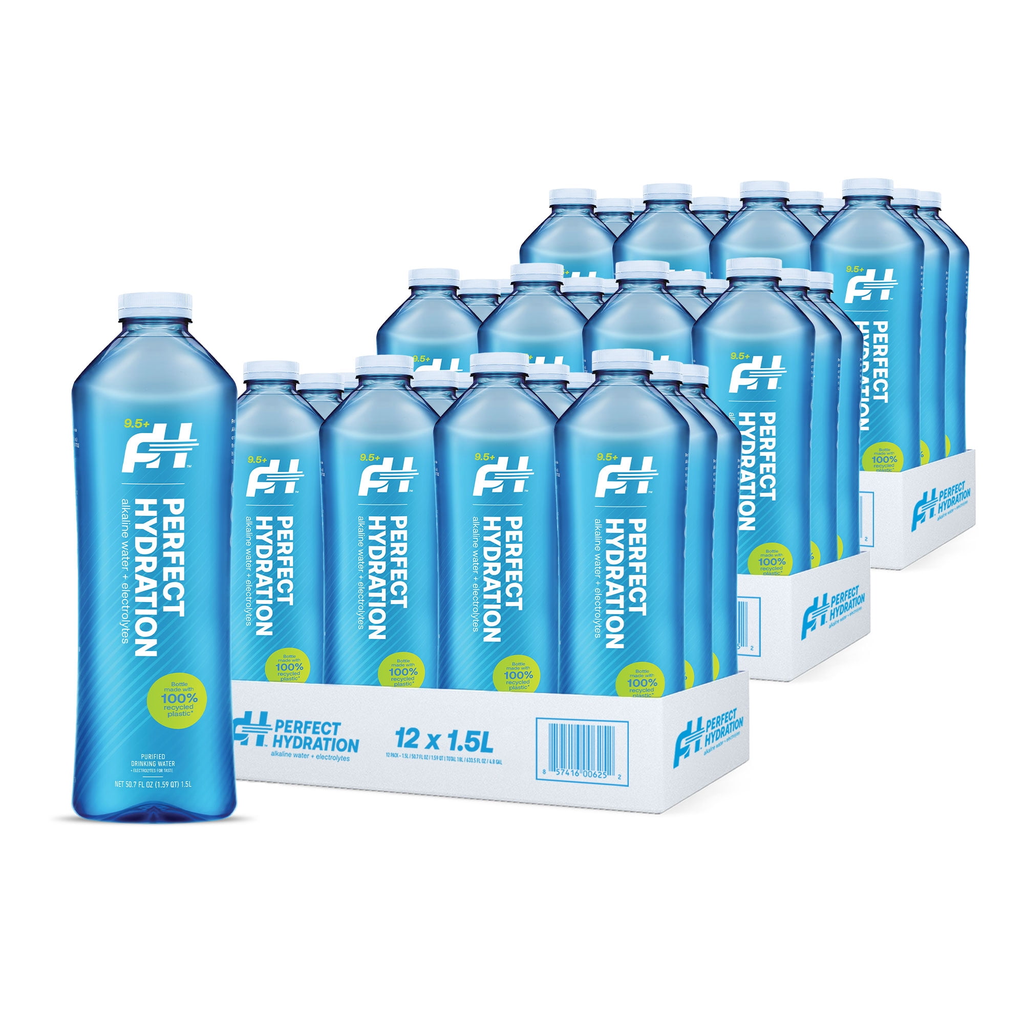 Perfect Hydration 9.5 pH Alkaline Water, Electrolytes for Taste ...