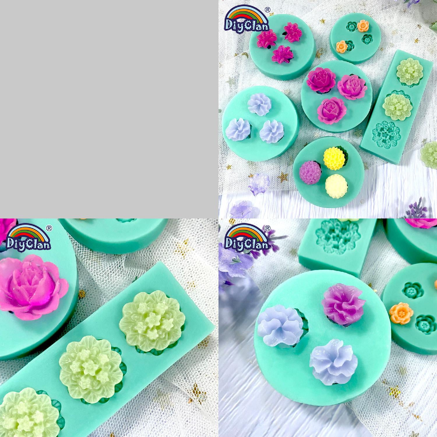 Perfect Ideal Mini Silicone Flowers Series Mold for Handmade DIY ...