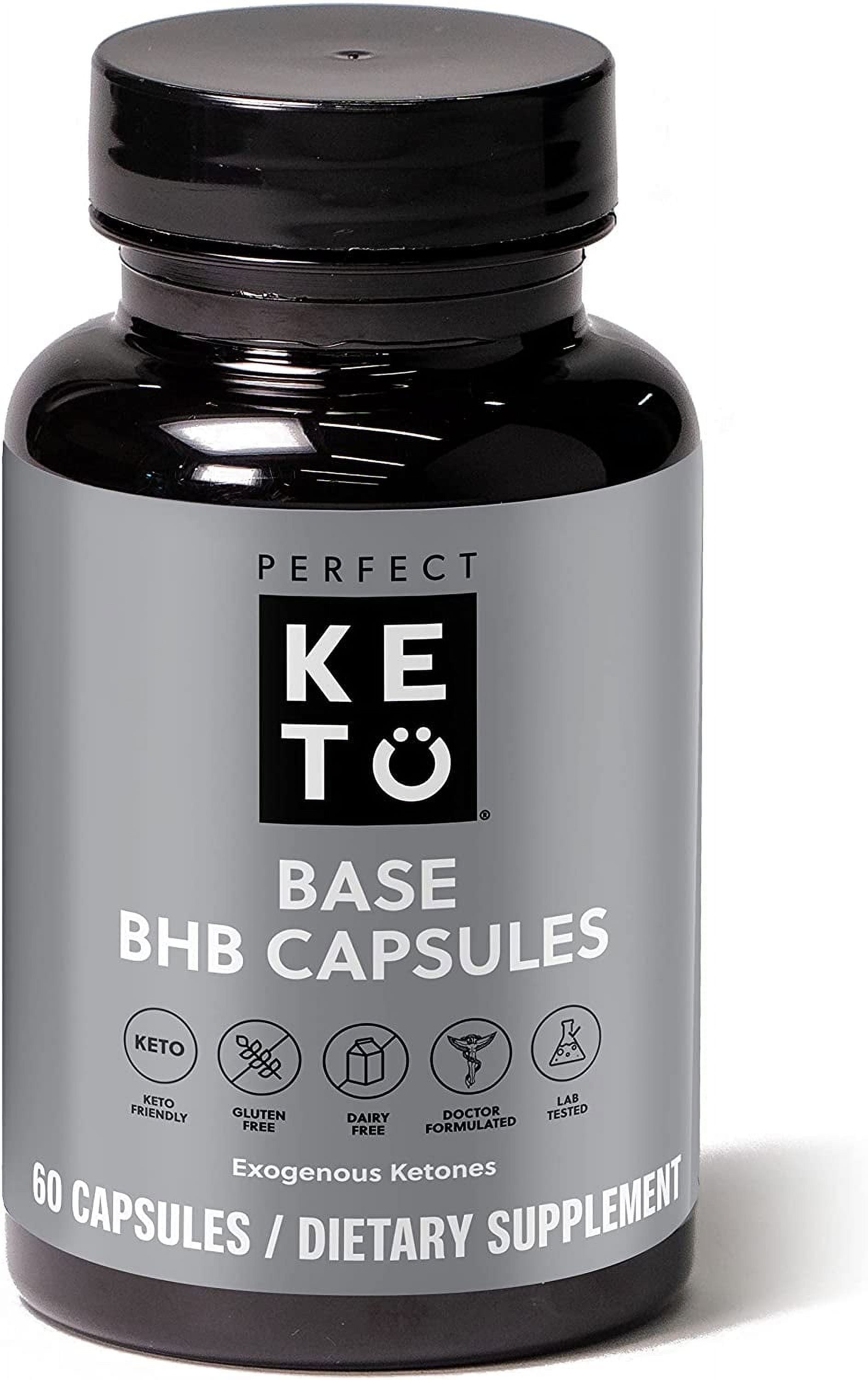 Perfect Keto BHB Exogenous Capsules, 60 Count - Increase Metabolism ...
