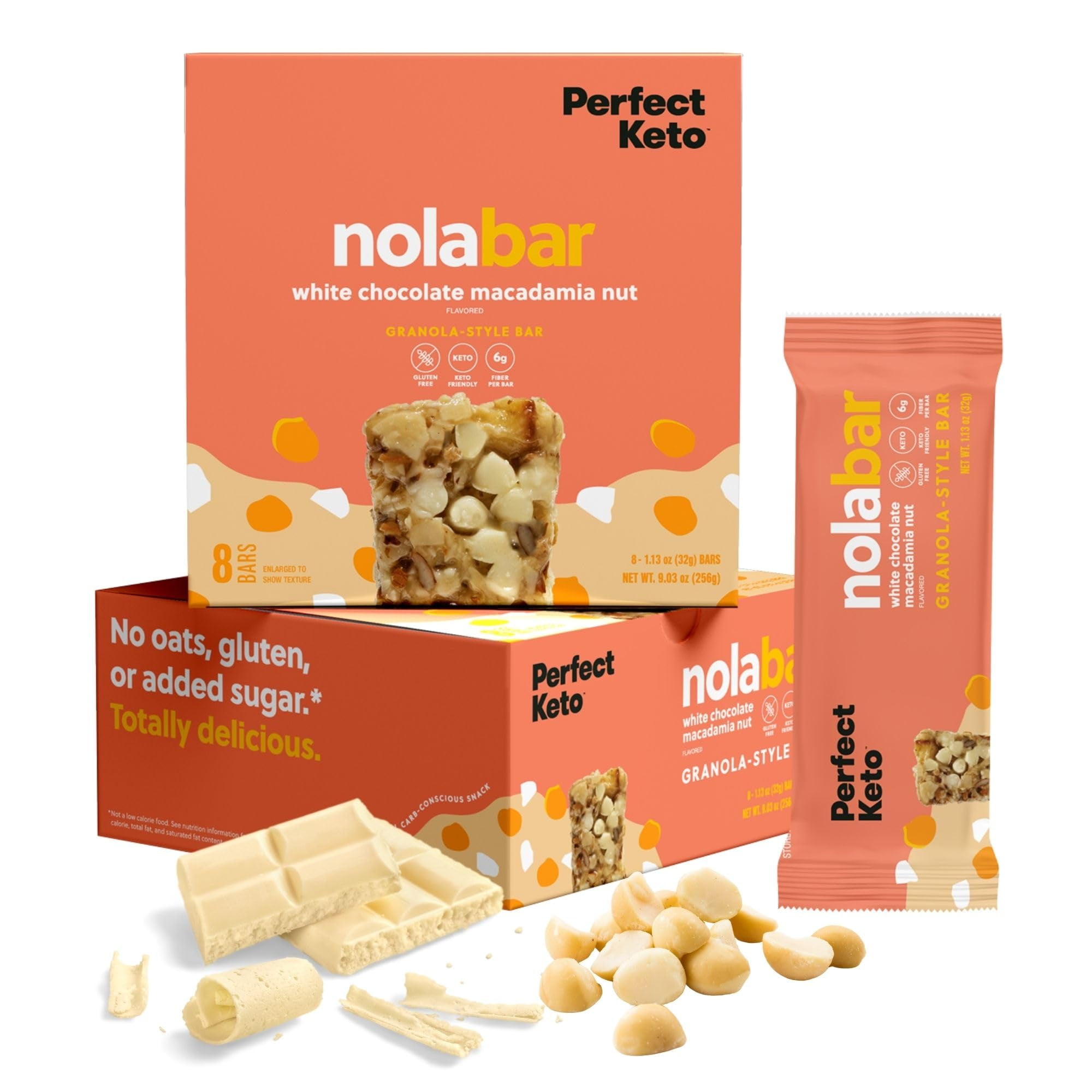 Perfect Keto Nola BCA3 Gluten Free, Keto Granola Low Carb Snack or ...