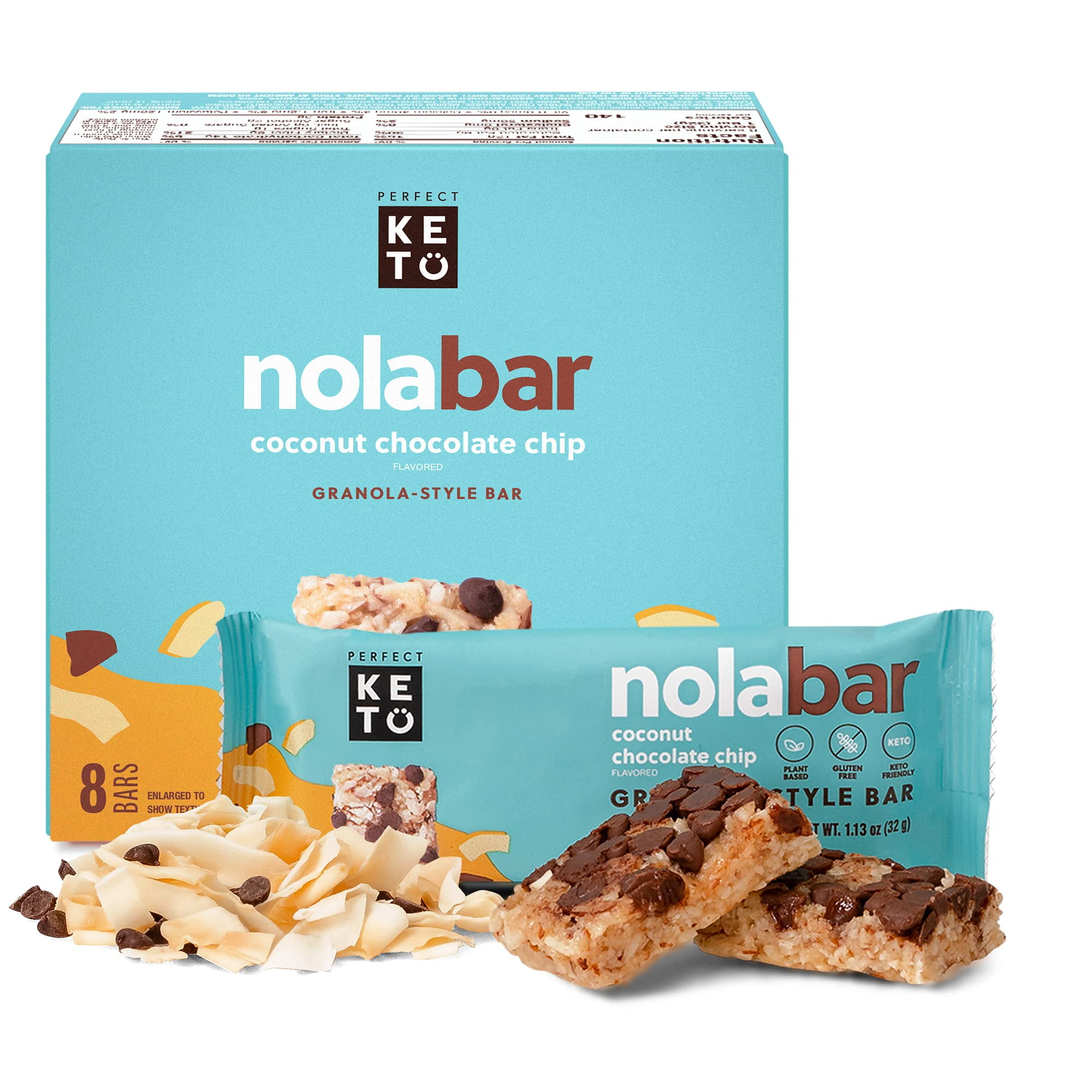 Perfect Keto Nola Bars JD28 | Gluten-Free Keto Granola Bars with Zero ...