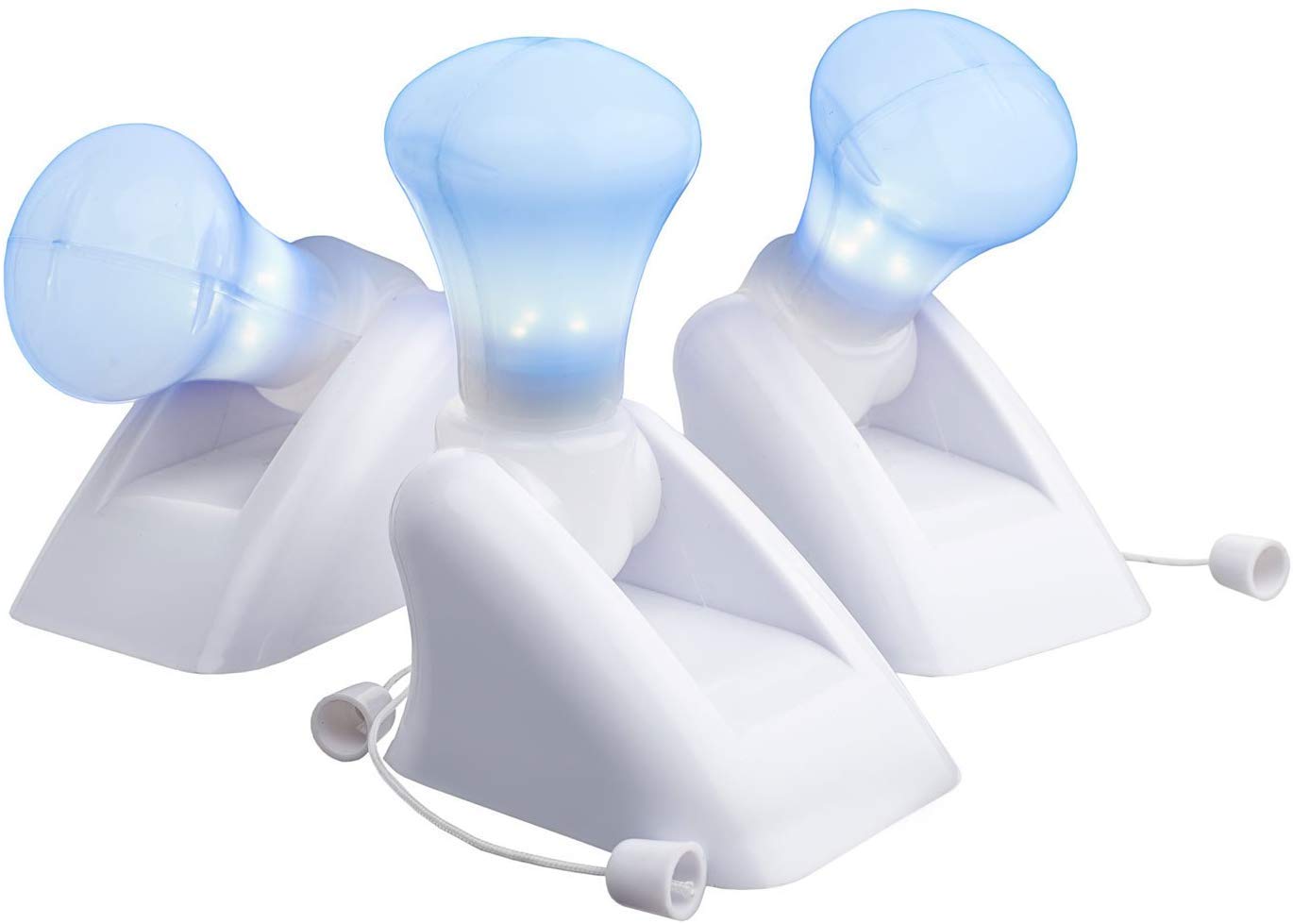 Perfect Life Ideas 3 Pack Battery Operated LED Light Bulbs Peel and ...