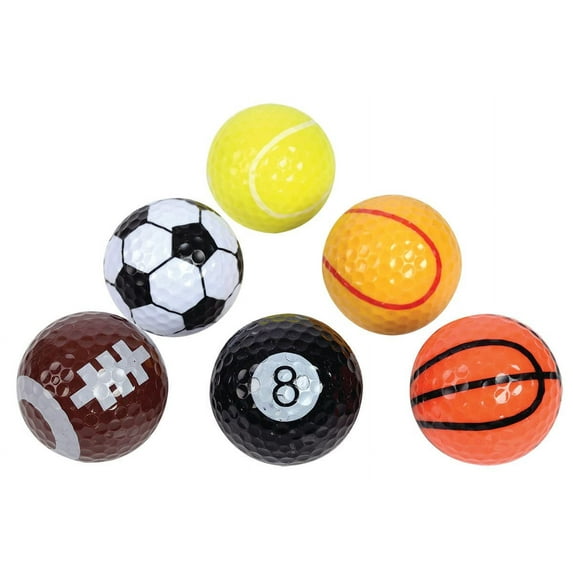 Perfect Life Ideas Funny Golf Balls for Men - 6 Pack Fathers Day Golf ...