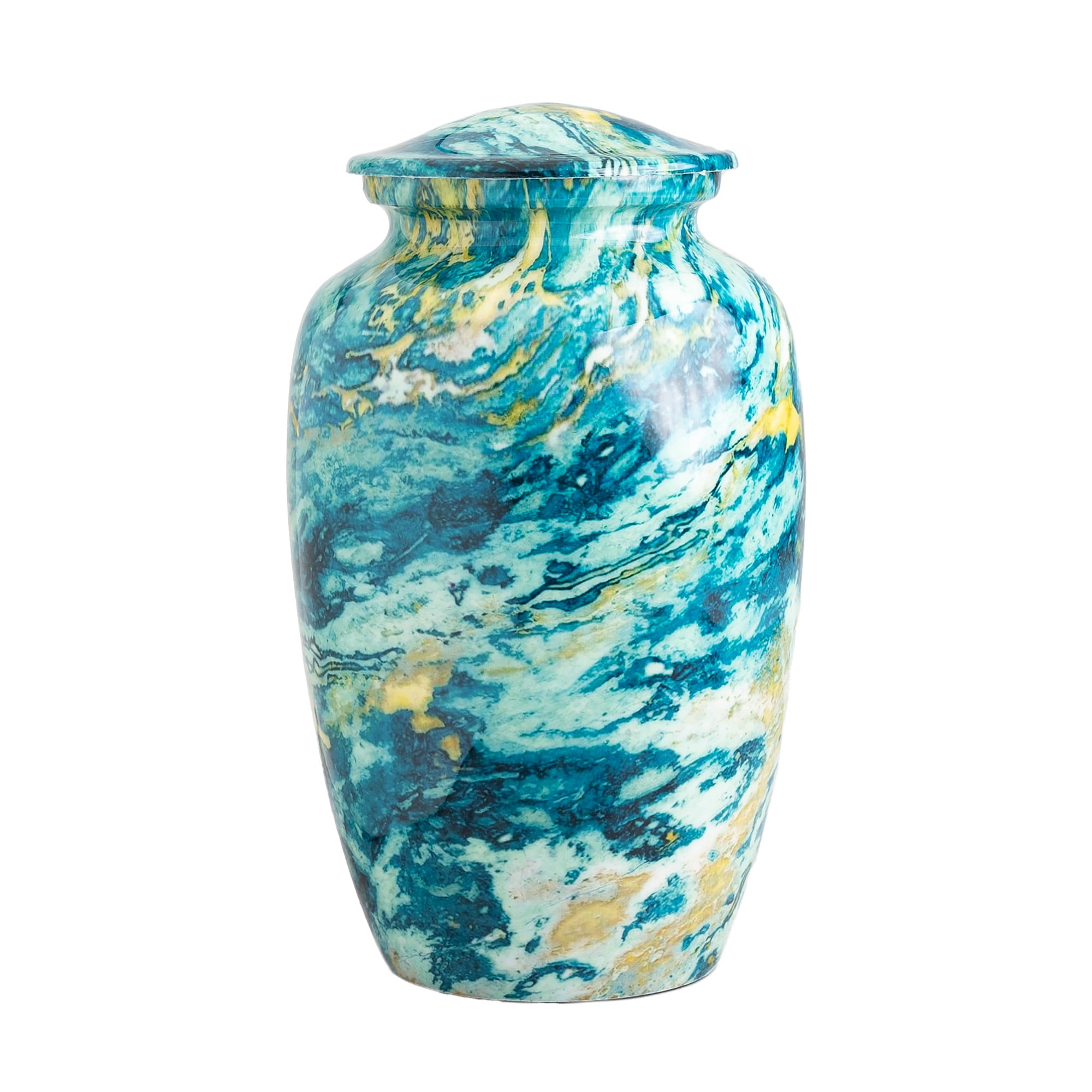 Perfect Memorials Aquarius Ascent Metal Cremation Urn - Walmart.com