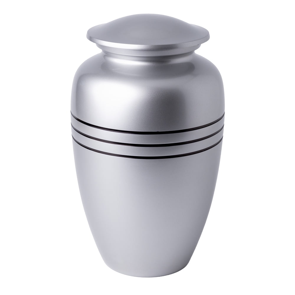 Perfect Memorials Classic Pewter Grecian Large Cremation Urn - Walmart.com