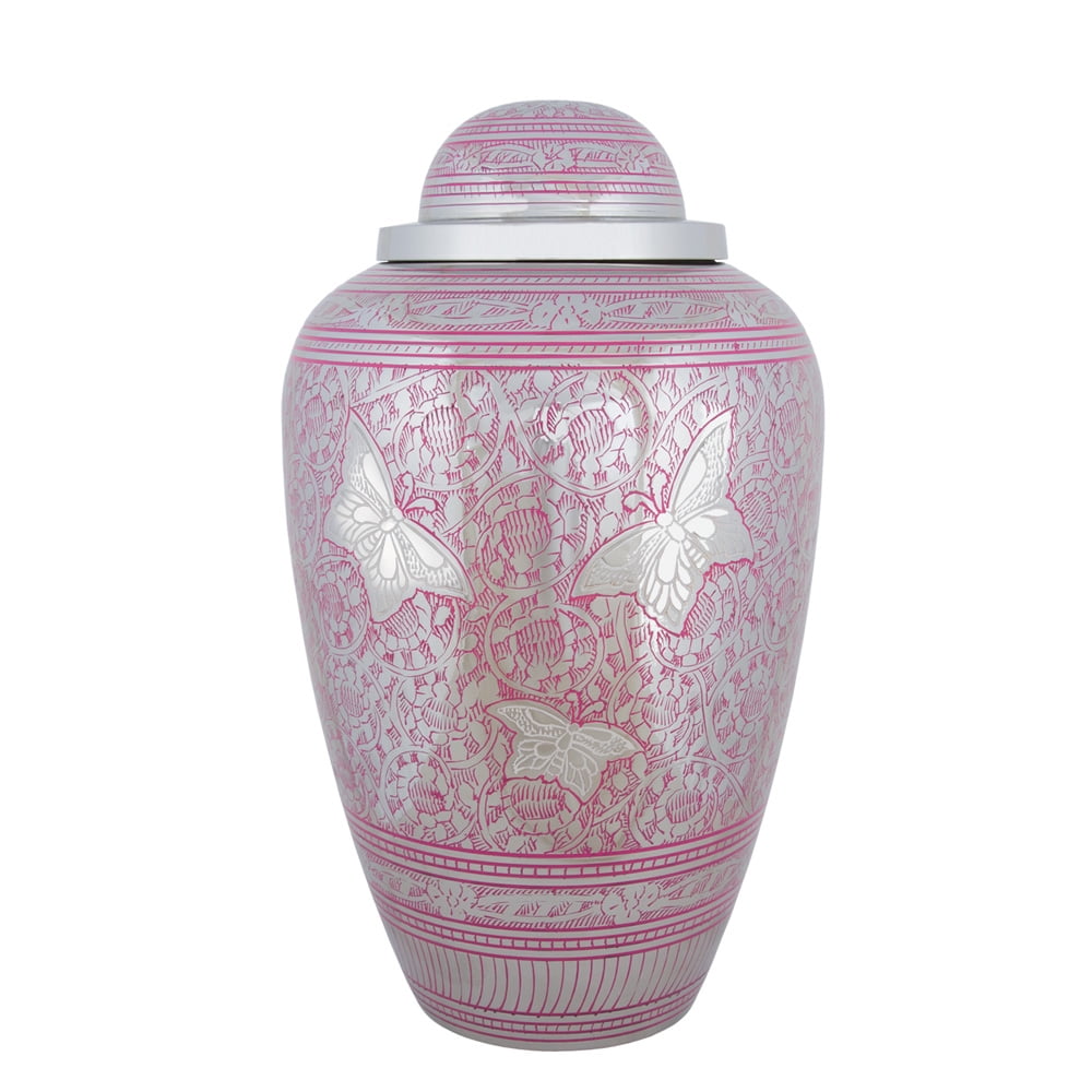 Perfect Memorials Large Brilliant Butterflies Cremation Urn - Walmart.com