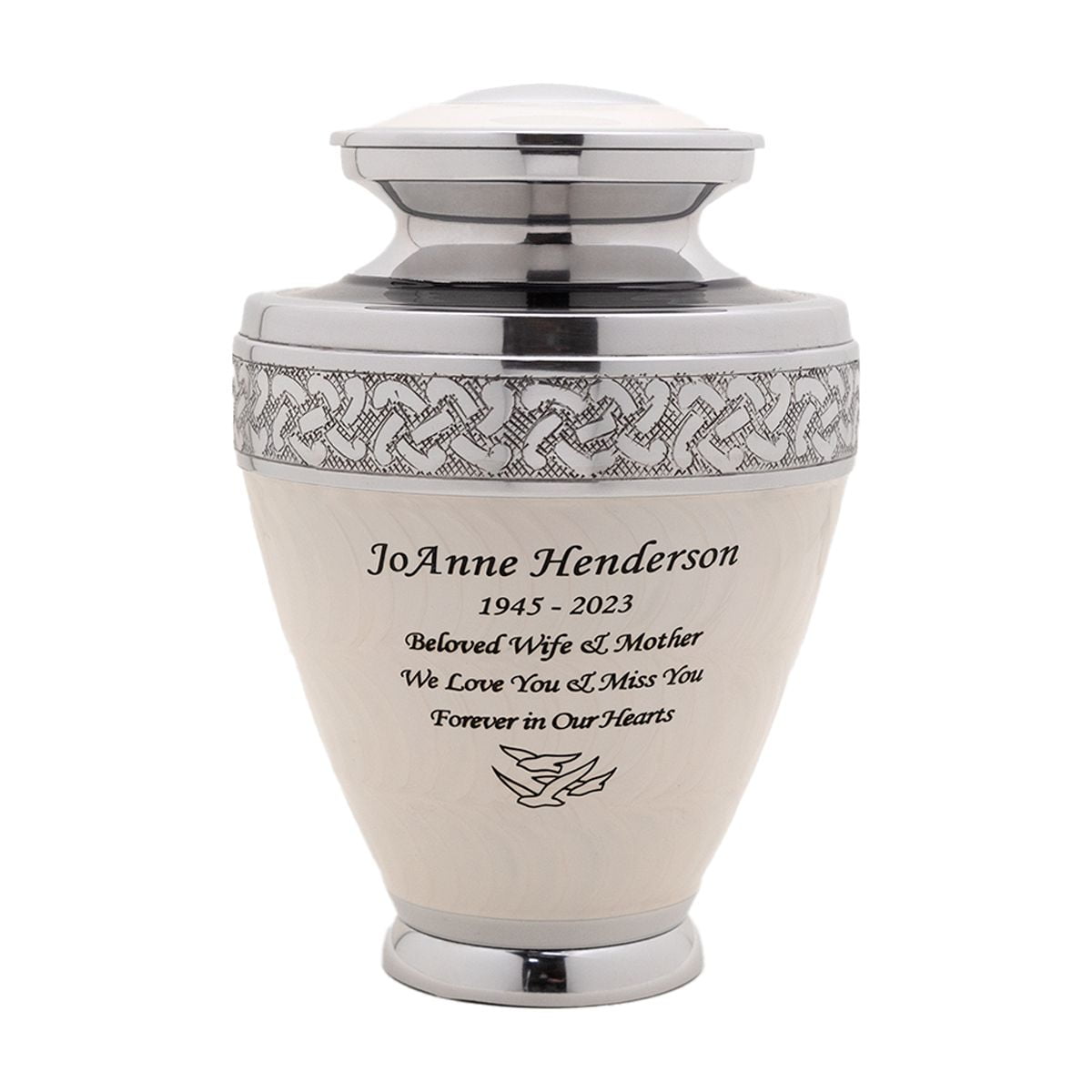 Perfect Memorials Large Noble Snow Cremation Urn - Walmart.com