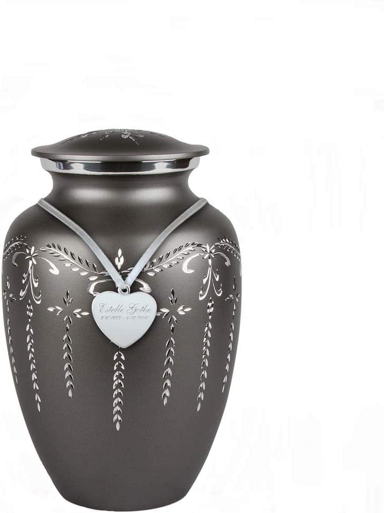 Perfect Memorials Medium Fancy Flourish Cremation Urn (110 Cu/in ...