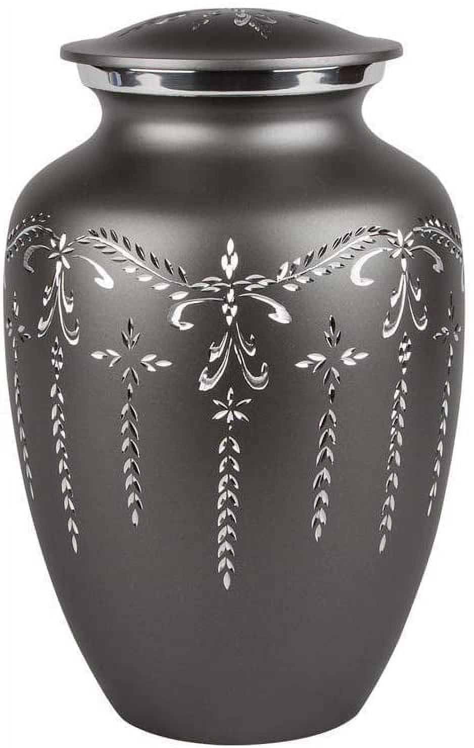 Perfect Memorials Medium Fancy Flourish Cremation Urn (110 Cu/in ...