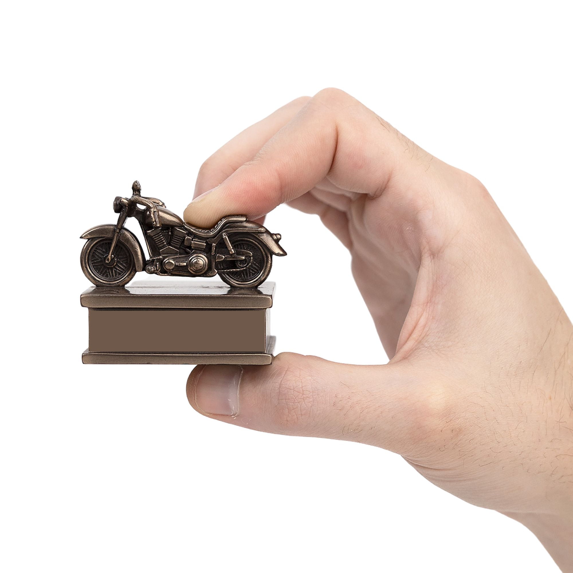 Perfect Memorials Mini Bronze Motorcycle Keepsake Urn - Walmart.com