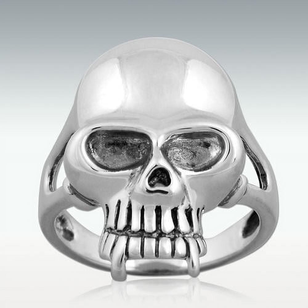 Perfect Memorials Skull Sterling Silver Cremation Rings - Walmart.com