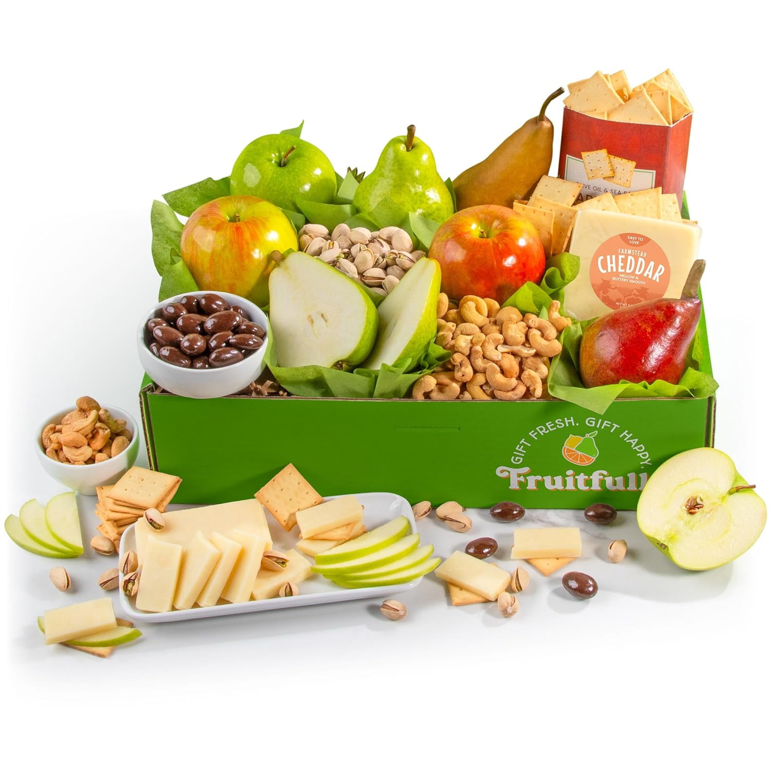 Perfect Pairings Deluxe Fruit, Cheese and Gourmet Box - Walmart.com