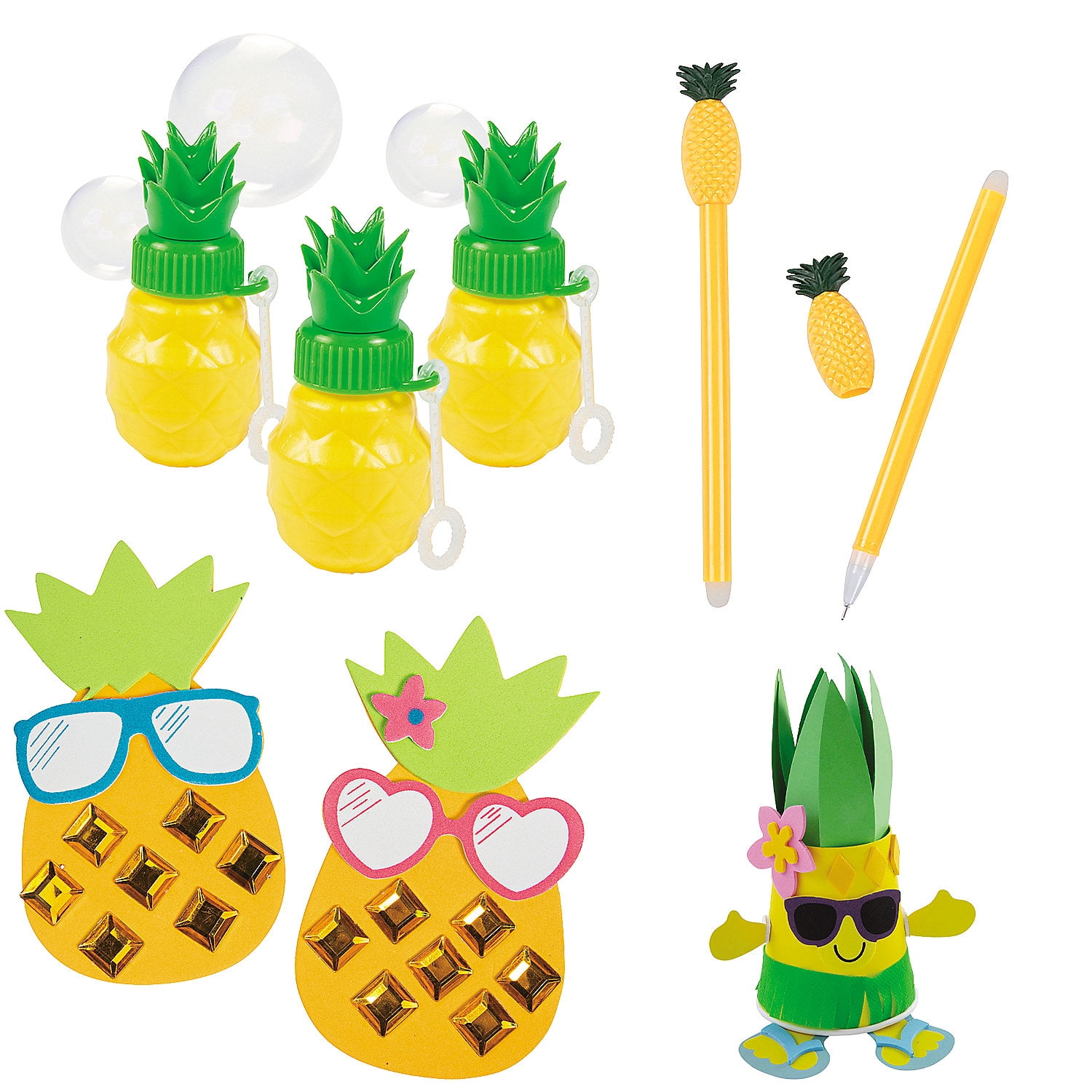 Perfect Pineapple Craft Kit Assortment Makes 48 - Walmart.com