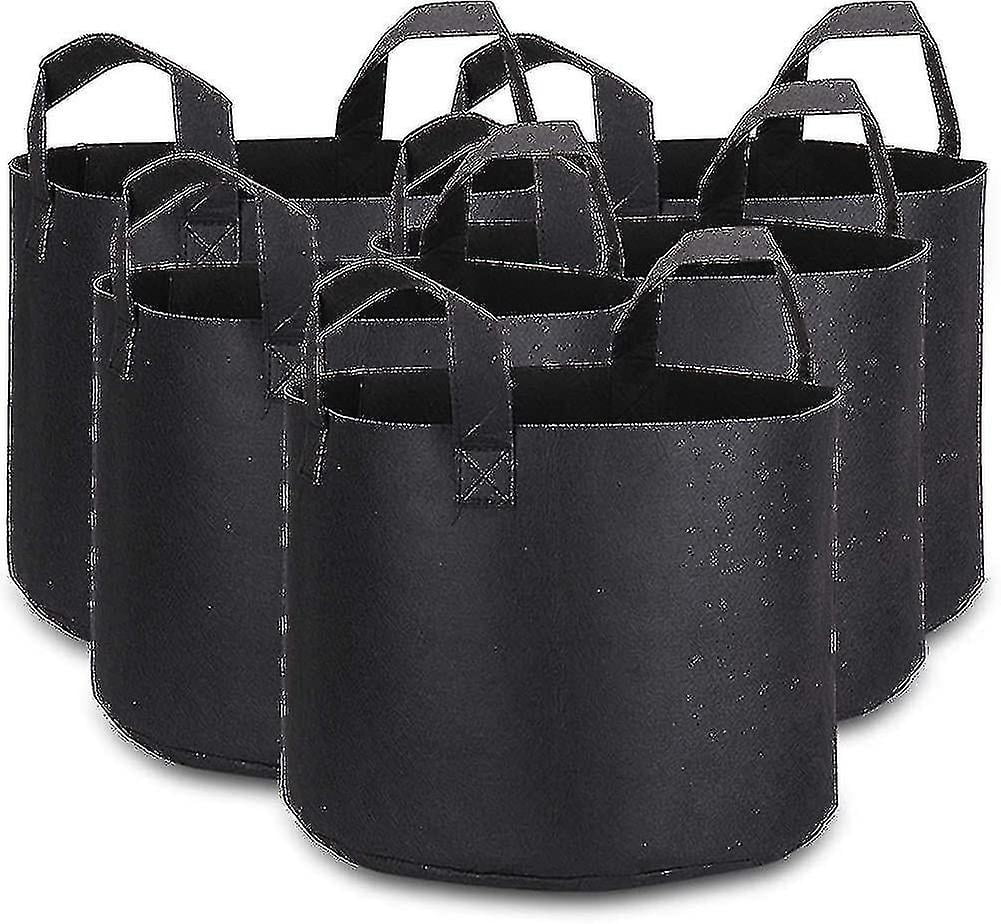 Perfect Planting Bag, 12 Liter Felt Bags Tomato Planting Bag, (5 Pieces ...