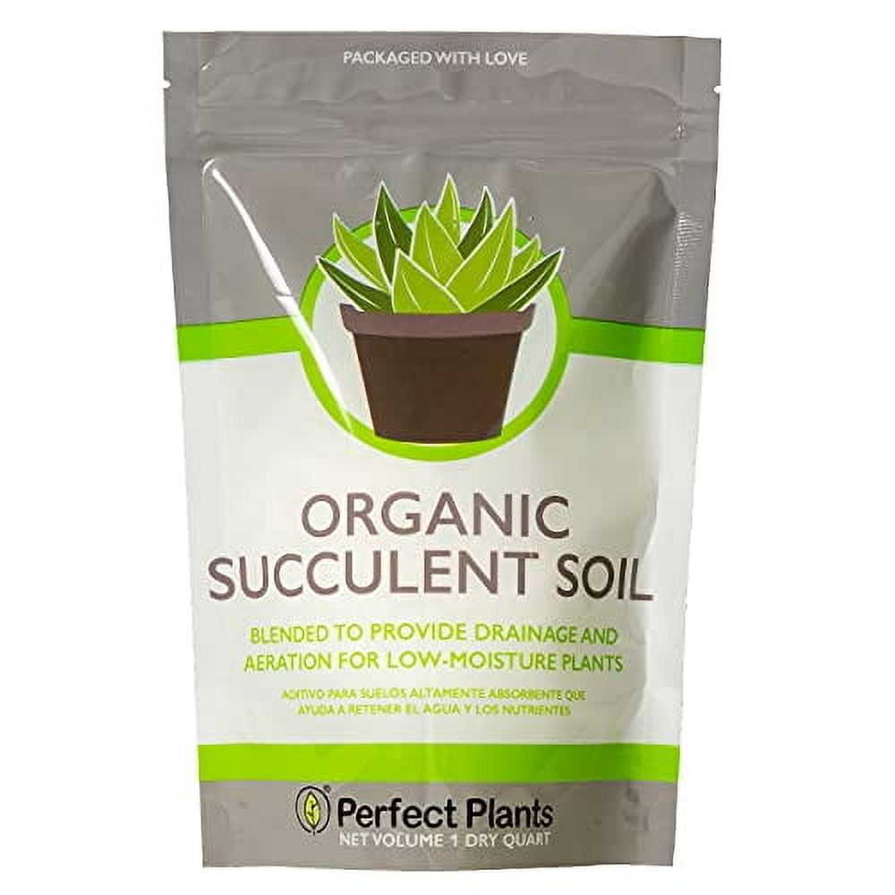Perfect Plants Succulent & Cactus Soil Mix - 1 Quart - Walmart.com