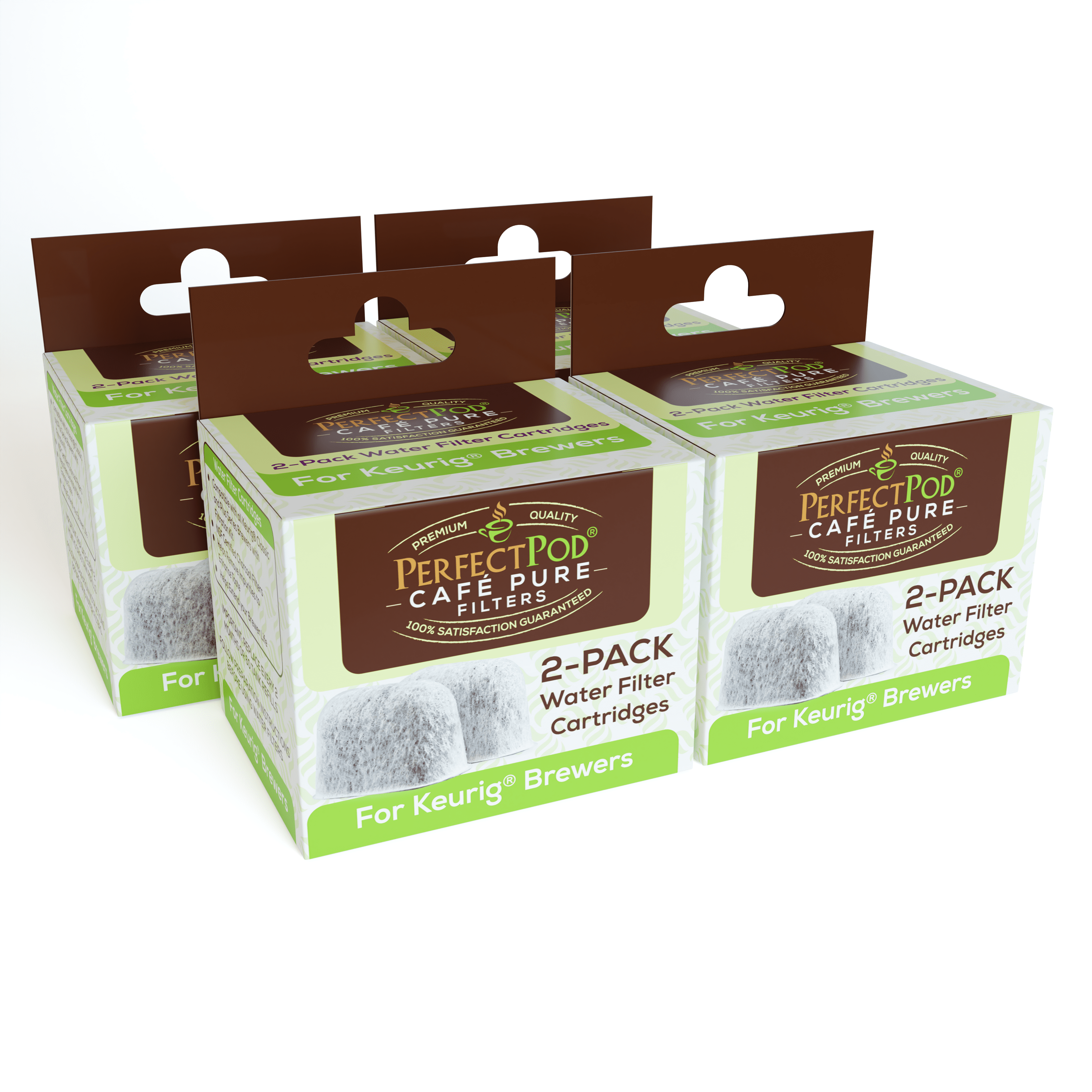 Perfect Pod 4-Pack Cafe Pure Charcoal Filters (8 Count) - Walmart.com