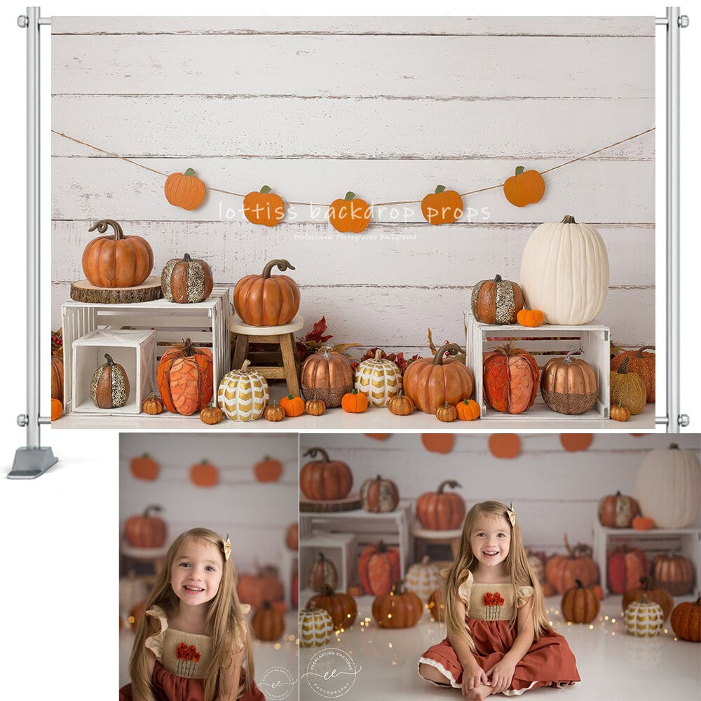Perfect Pumpkin Party Backdrops Kids Baby Cake Smash Birthday Photocall ...