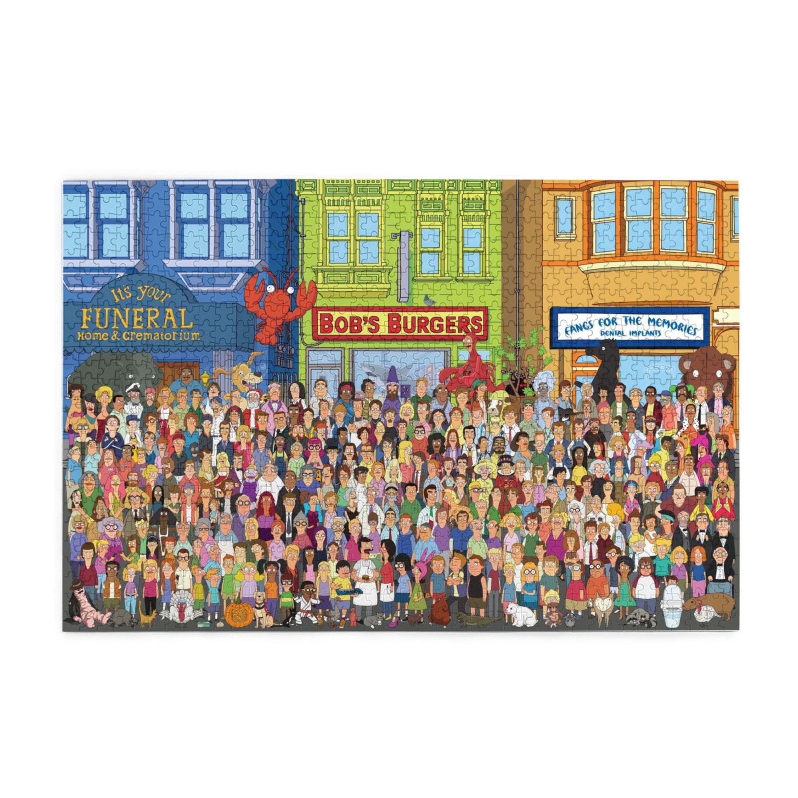Perfect Puzzle, Bob'S Burgers Pattern 1000-Piece Picture Puzzle ...