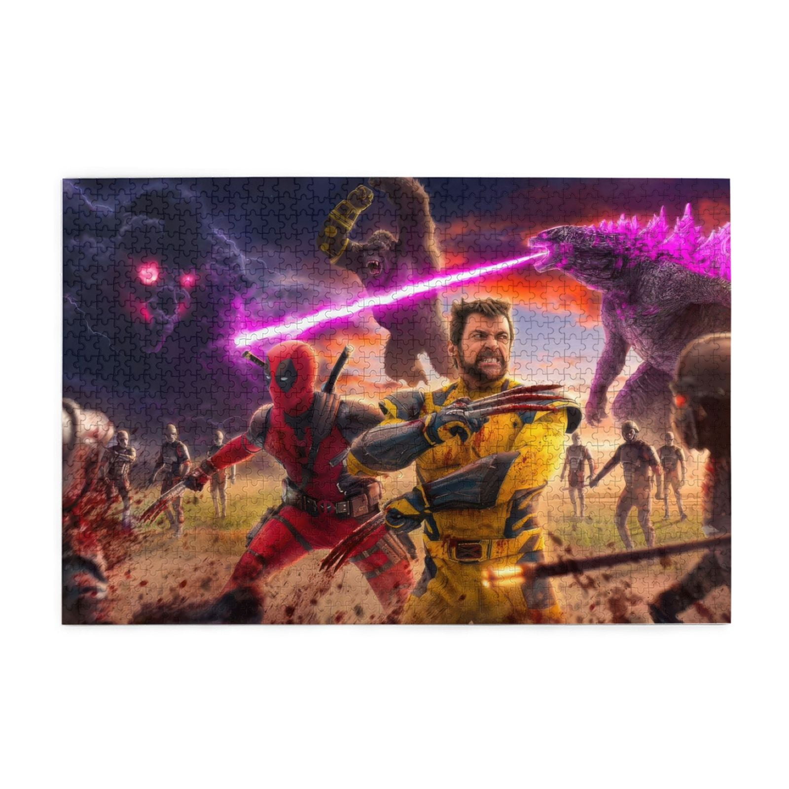 Perfect Puzzle, Deadpool_Movie Characters_Wolverine Pattern 1000-Piece ...