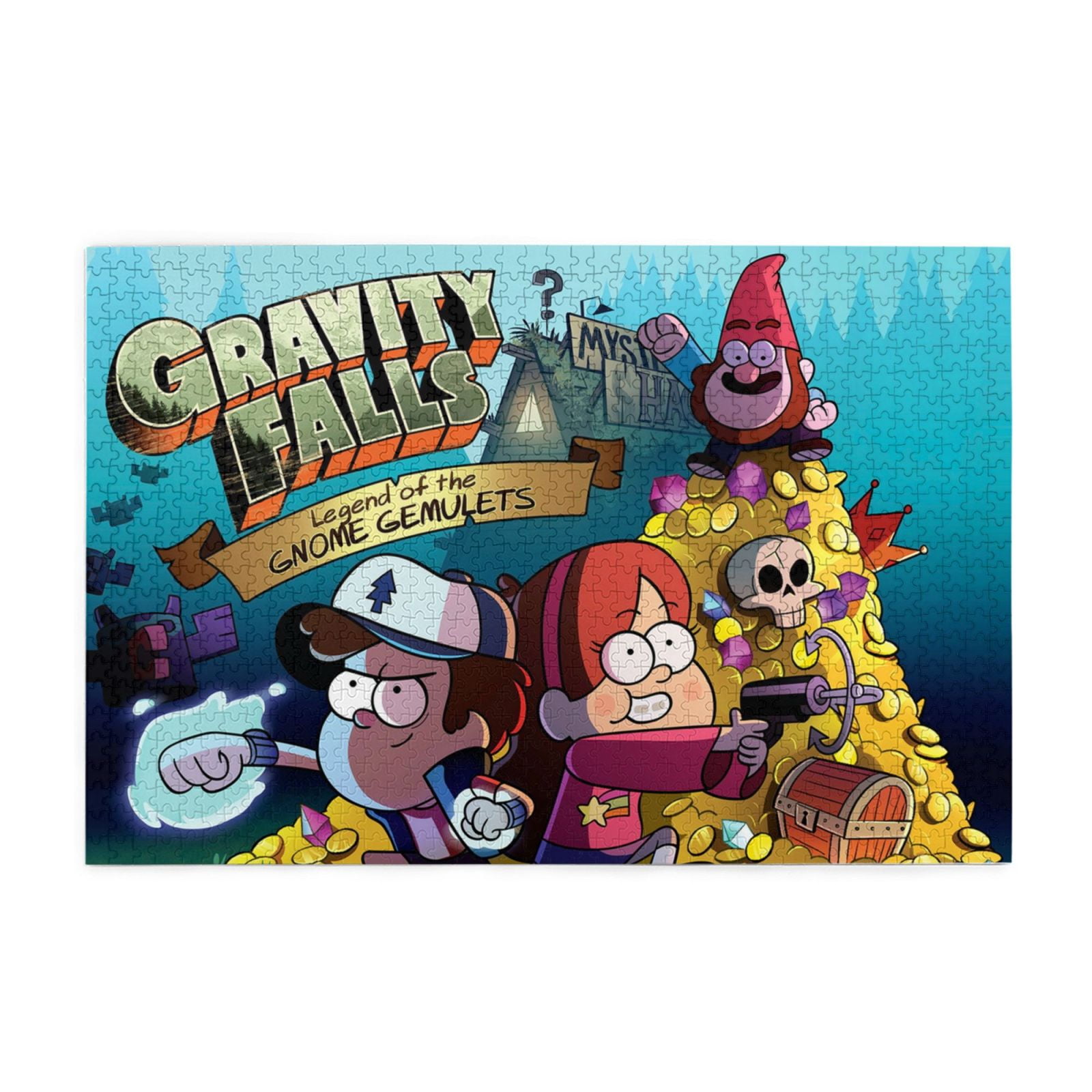 Perfect Puzzle, Gravity Falls Pattern 1000-Piece Picture Puzzle ...