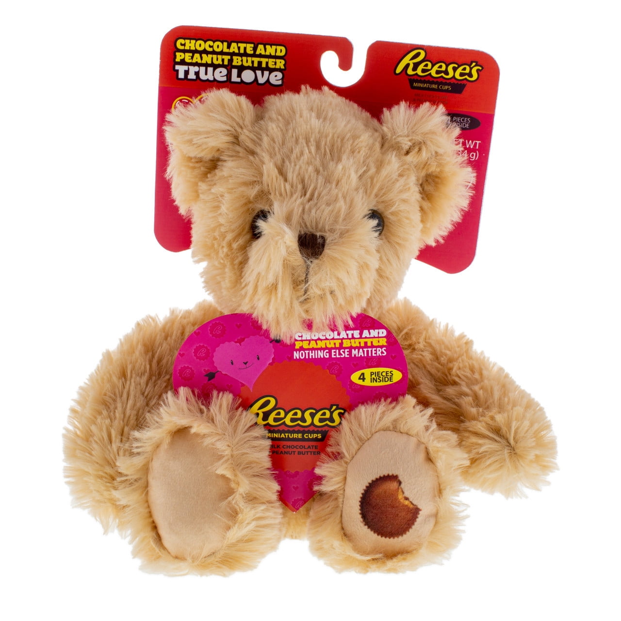 Valentine's Plush Candy Teddy: Reese's Themed Tan Bear & Reese's ...