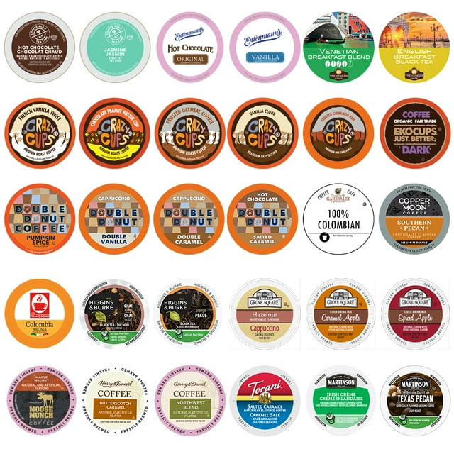 Perfect Samplers Coffee Tea Cider Cappuccino Hot Chocolate Single Serve ...