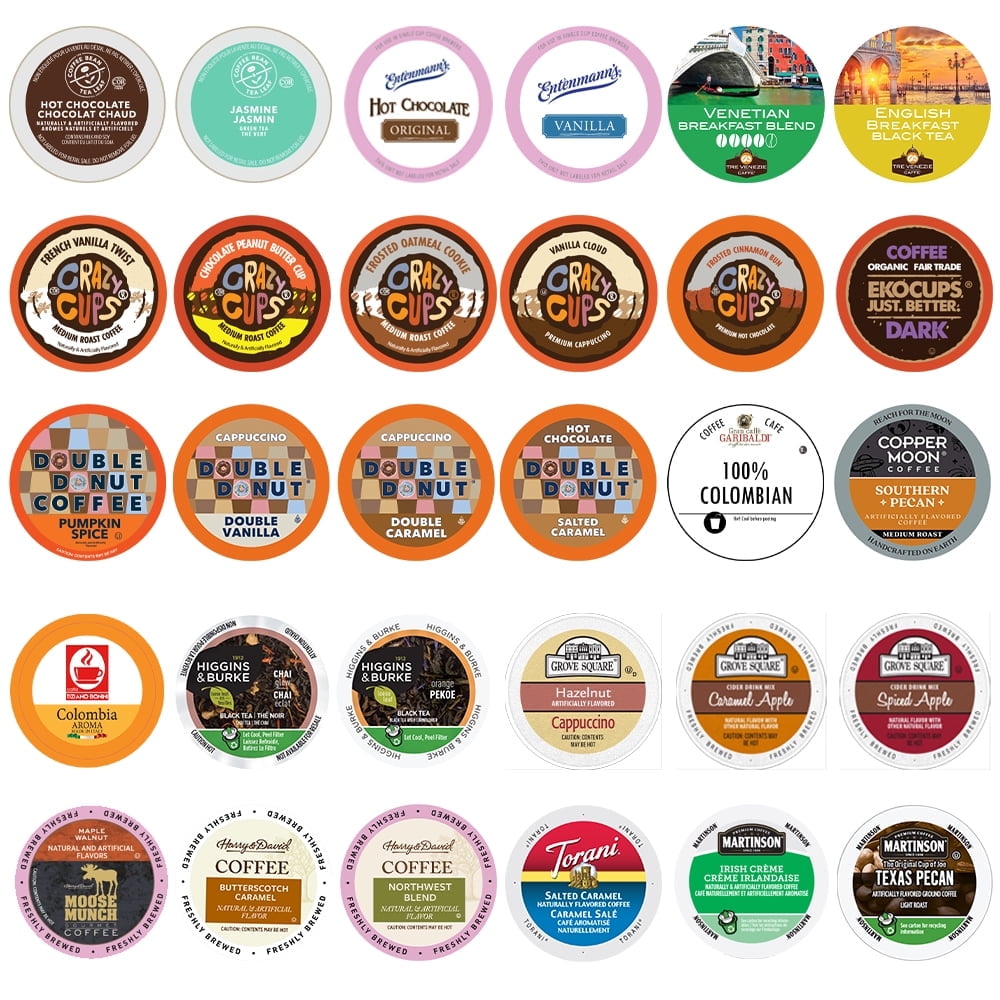 Perfect Samplers Coffee Tea Cider Cappuccino Hot Chocolate Single Serve ...