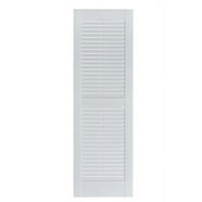 Premier Louver Exterior Decorative Shutter, Black - 15 x 35 in ...