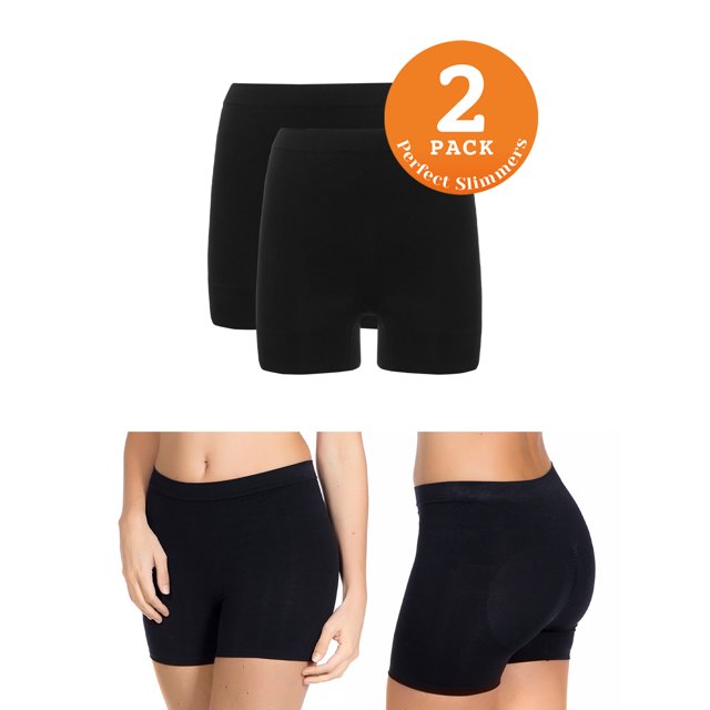 Perfect Slimmers by MAGIC Bodyfashion Women's 2 Pack Shaping Short ...