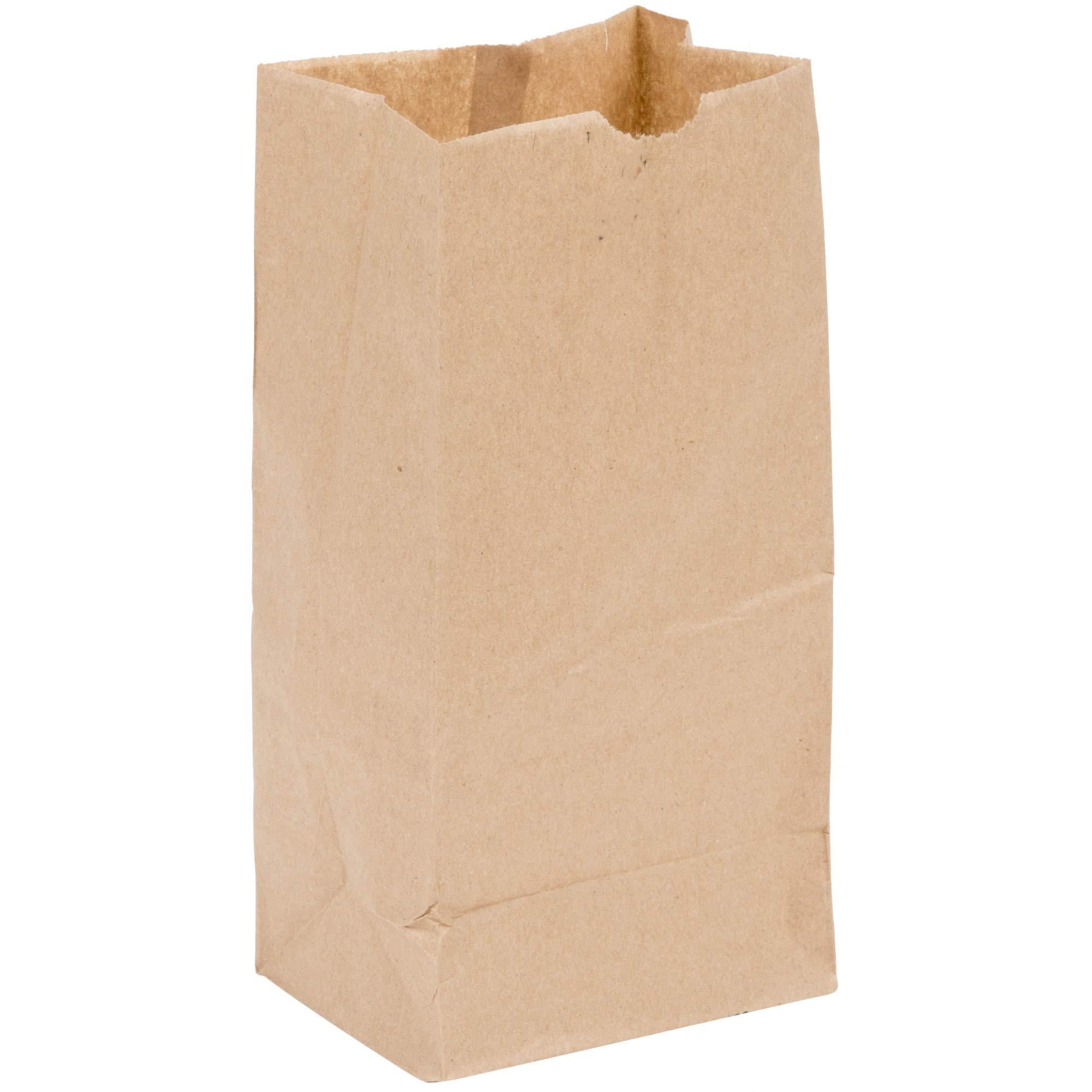 Perfect Stix 4lb Brown Paper Lunch Bags for Snack, Sandwich, Food ...
