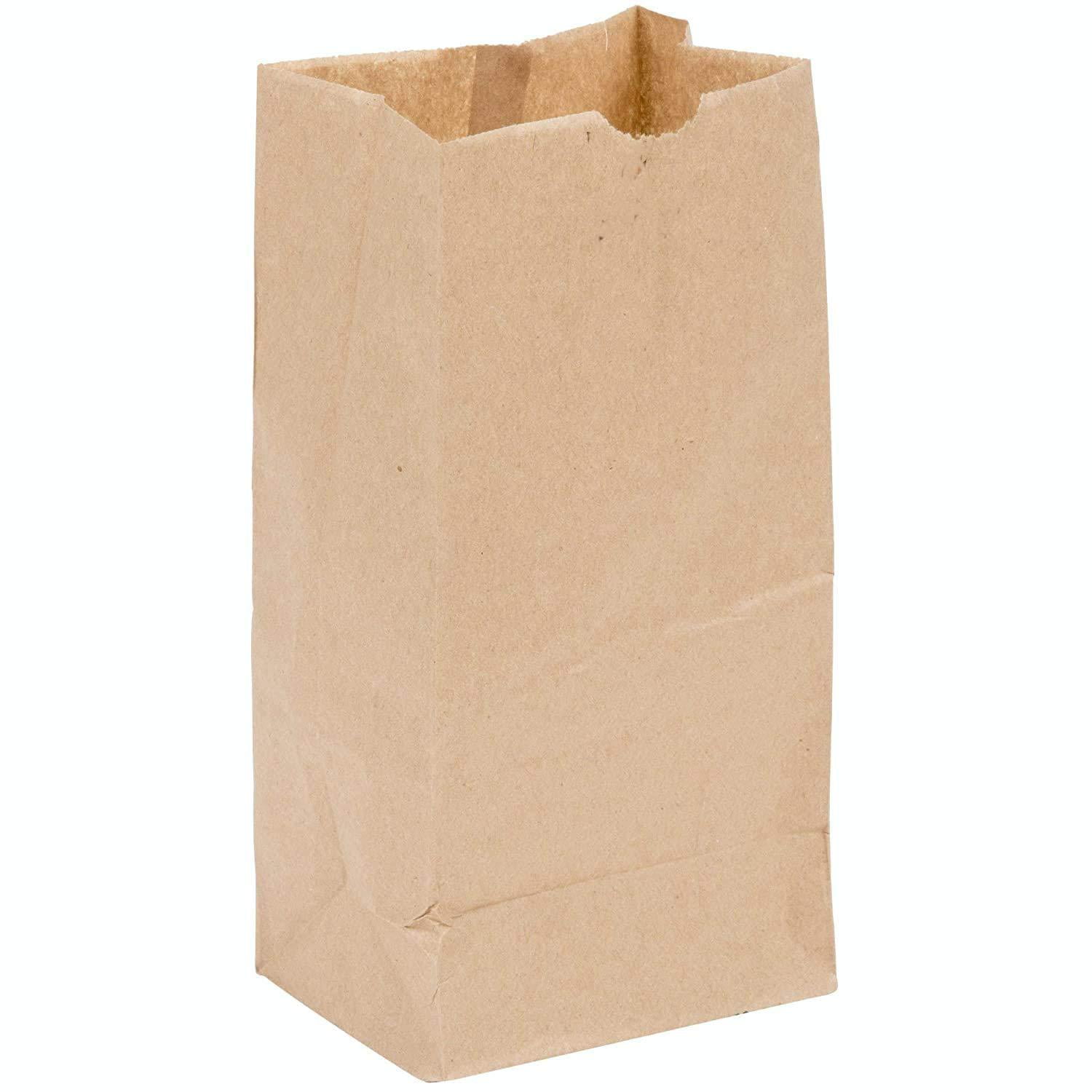 Perfect Stix 4lb Brown Paper Lunch Bags - Pack of 500CT 4lb-Pack of ...