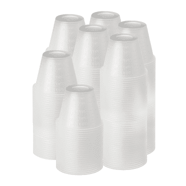 Comfy Package 1 Oz Graduated Plastic Medicine Cups for Mixing, Epoxy ...