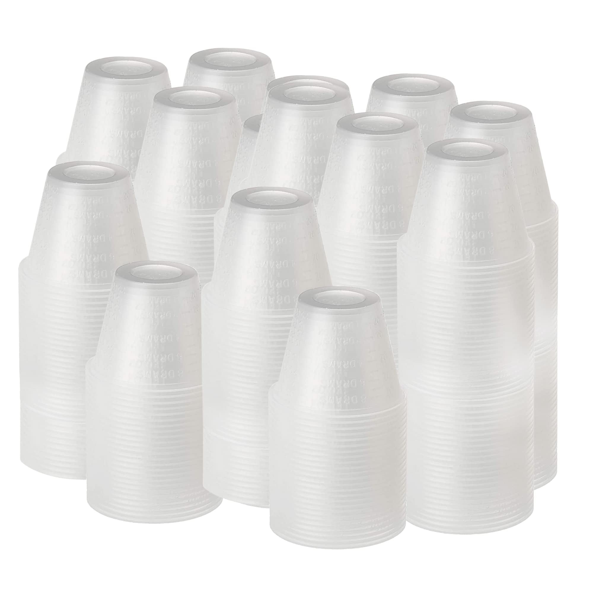 Perfect Stix Disposable Medicine Cups 1oz with Measurement Labels for ...