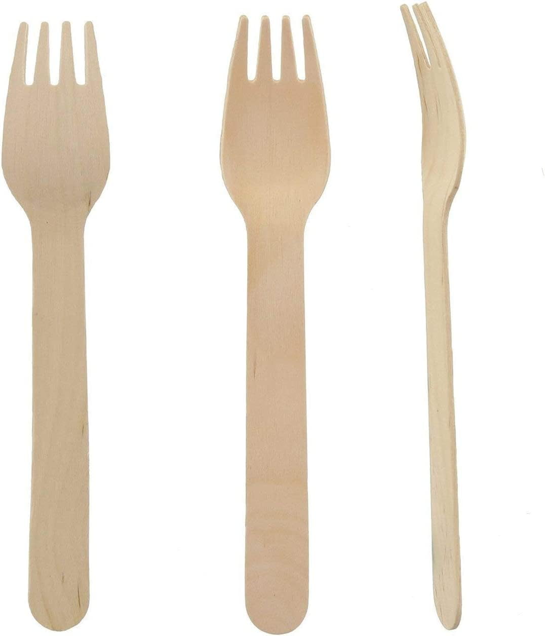 Perfect Stix Disposable Wooden AIF9 Forks, 6" pack of 300 - Walmart.com