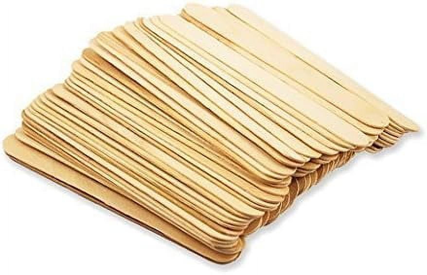 Perfect Stix Jumbo Wooden Craft Sticks (6" x 3/4"), Perfect for Waxing ...