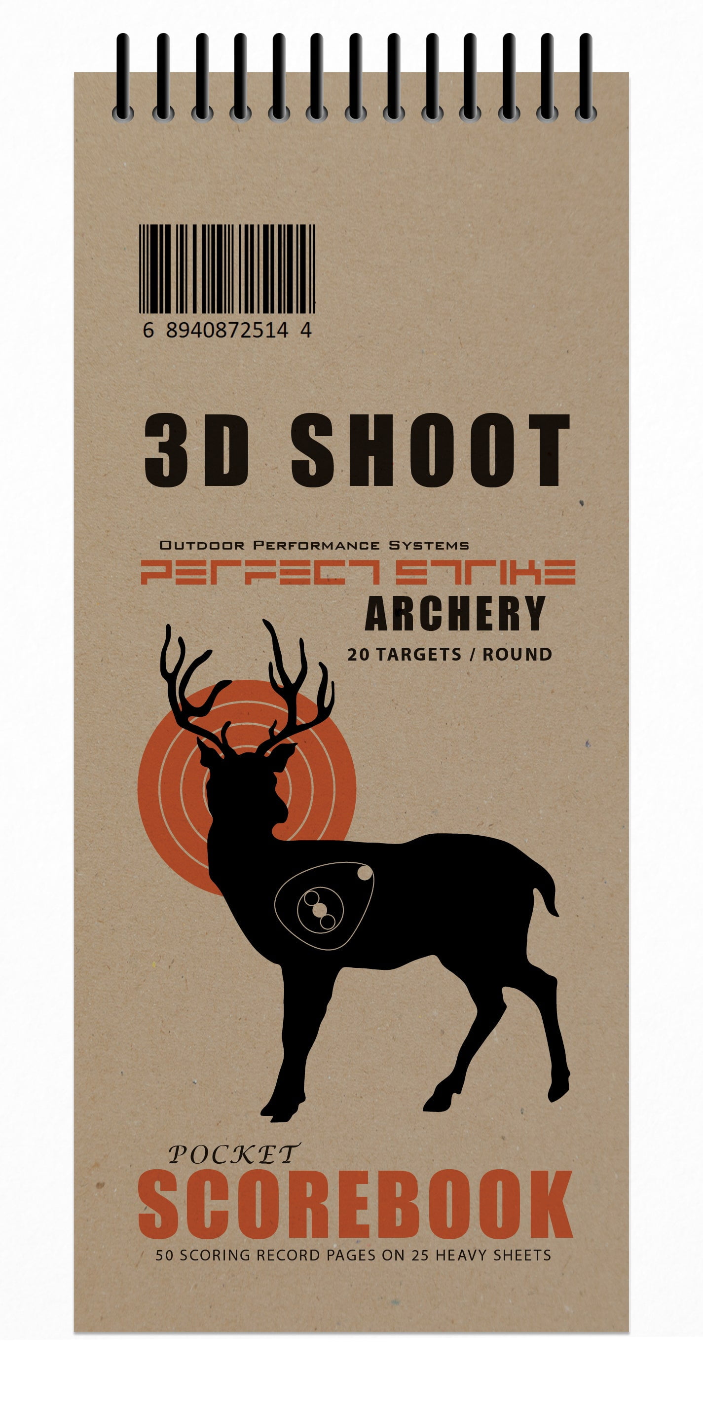 Perfect Strike Archery 3D Shoot SCOREBOOK with Rules and Scoring ...