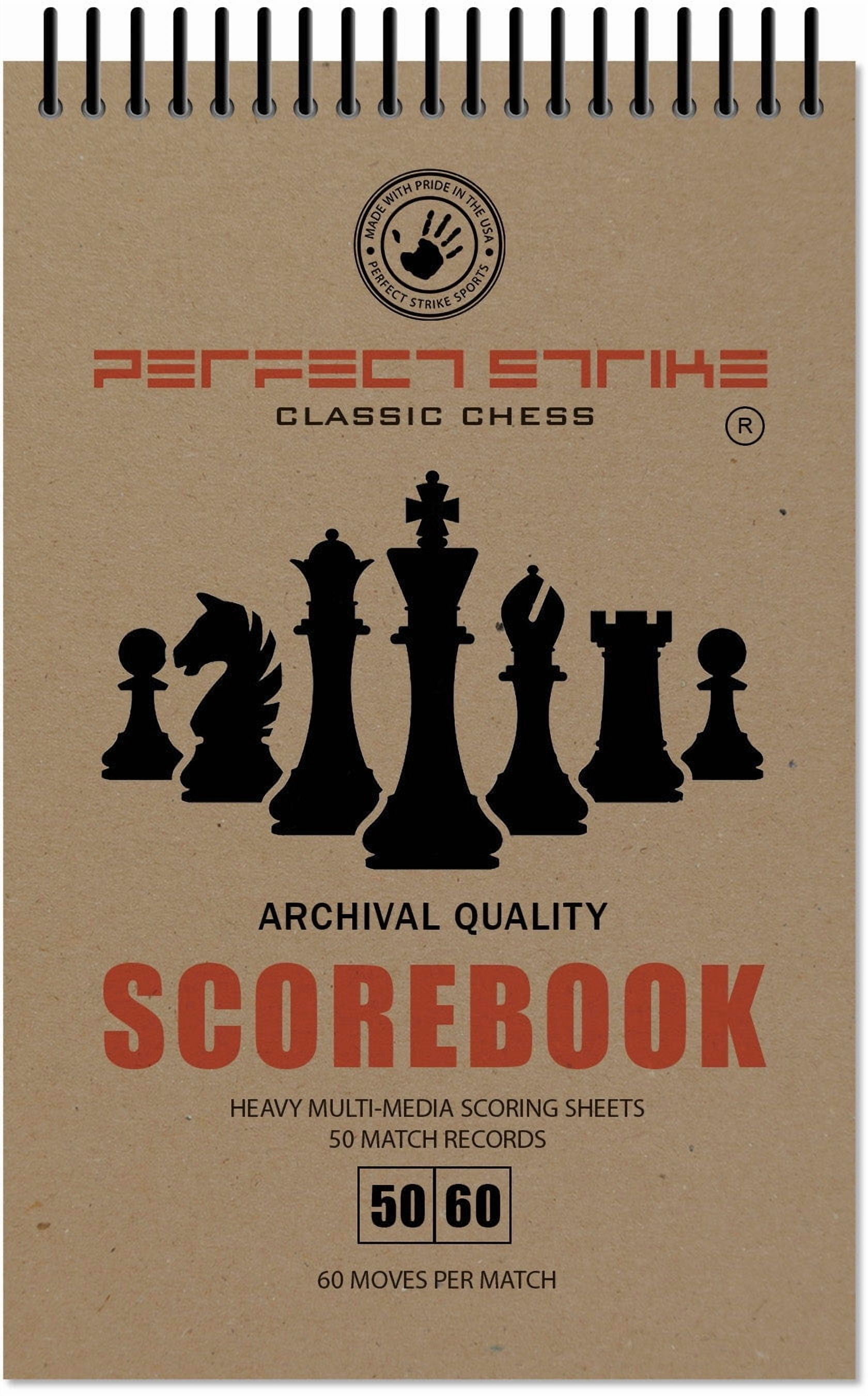 Perfect Strike Chess SCOREBOOK with Rules and Scoring Instructions ...