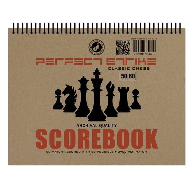 Perfect Strike Chess SCOREBOOK with Rules and Scoring Instructions ...