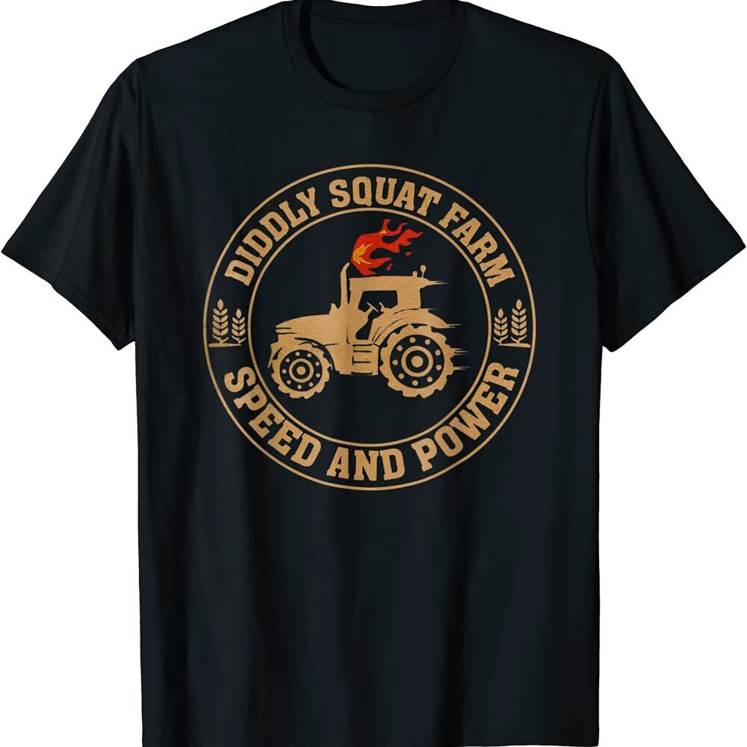 Perfect Tractor Design Diddly Squat Farm Speed And Power T-Shirt ...