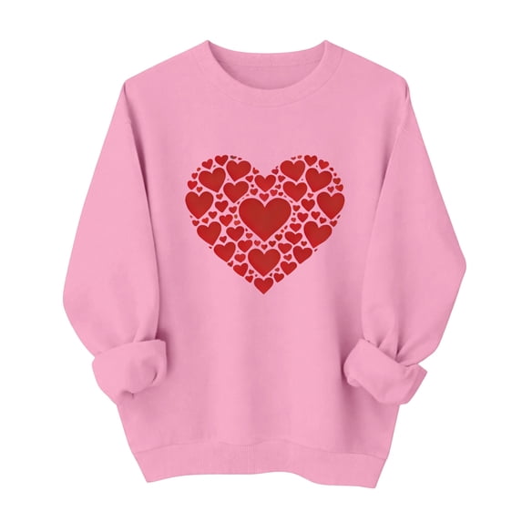 Perfect Valentine's Gift - Red Cozy Pullover Hoodie with Cute White ...