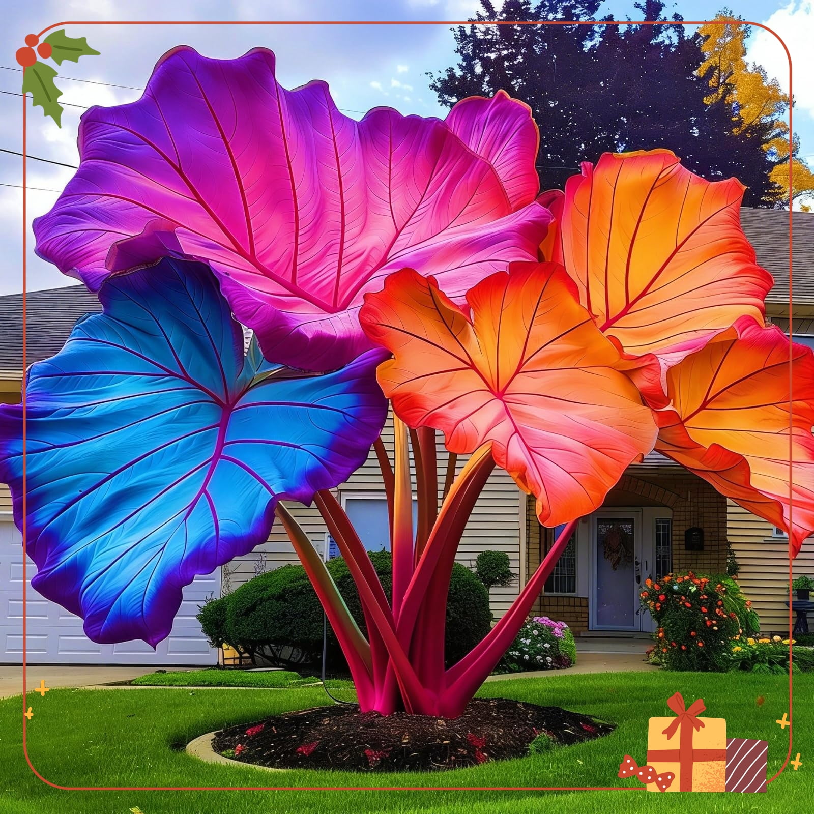 Perfect for Borders-Elephant Ear Planting-Home Decoration-(Non ...