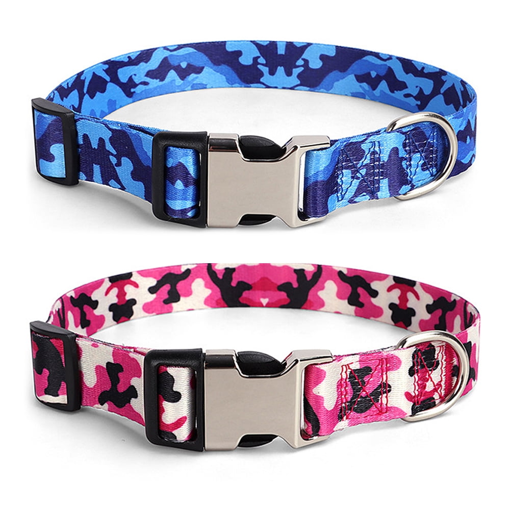 Perfect for Small Sizes, Walk & Train Friendly Patterned Dog Collars ...