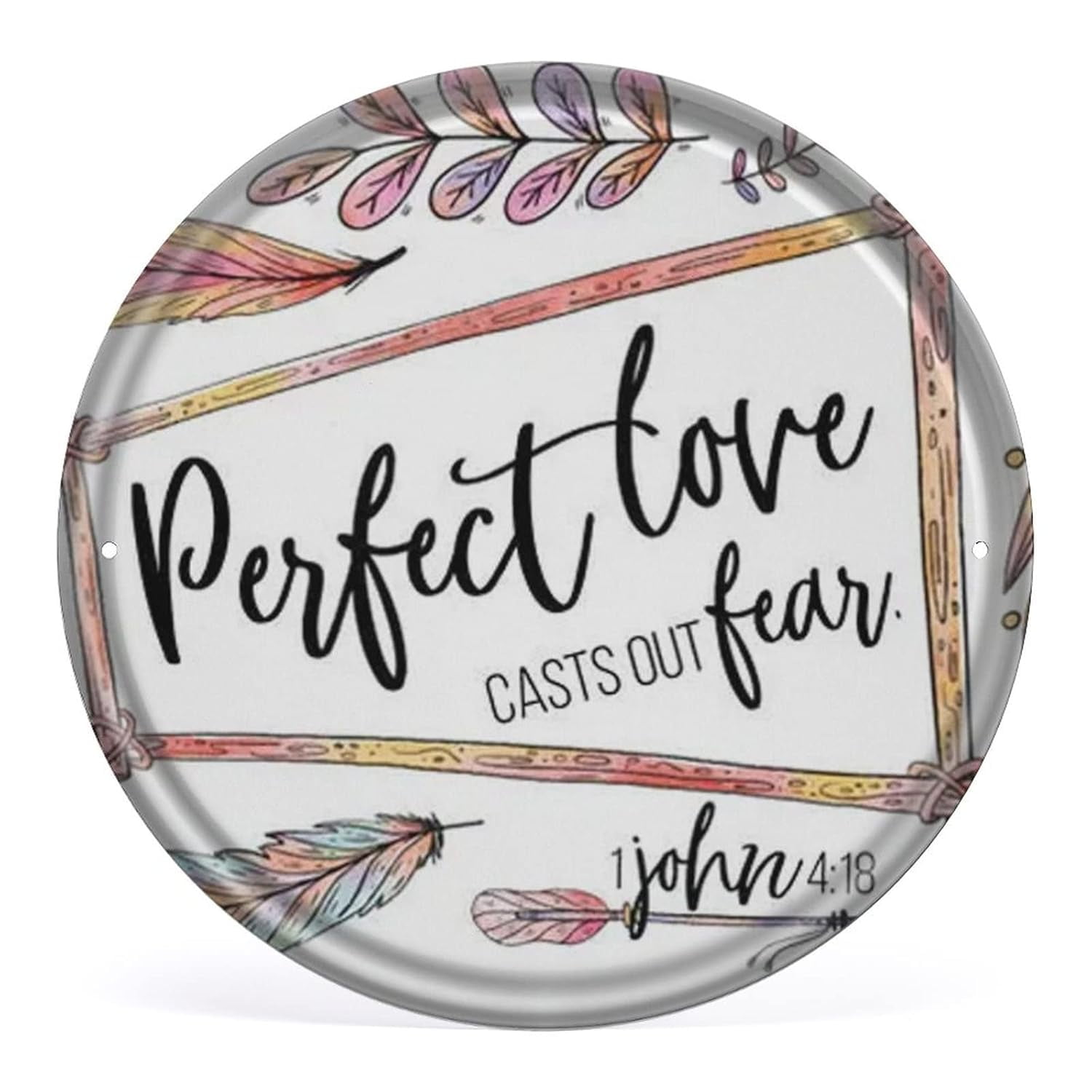 Perfect love casts out fear 1 John 4：18 Jesus Bible Verse Christian ...