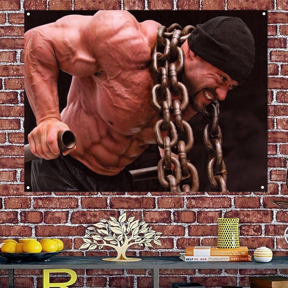 Perfect muscle fitness bodybuilder - Inspirational Wall Art Poster ...