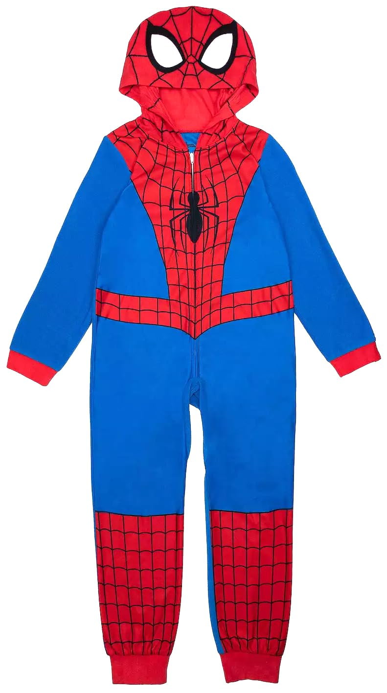 Marvel Spider-Man Pajamas for Boys - Little Boys' & Big Boys' Hooded ...
