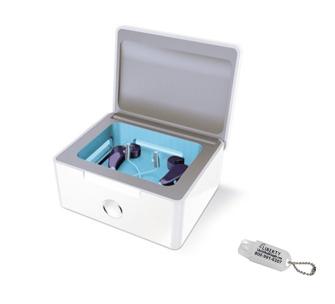 PerfectDry Lux Hearing Aid Dryer, UV-C Dehumidifier, 30-Minute Cleaning ...