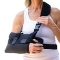 PerfectFit Arm Sling Shoulder Immobilizer with Abductor, Medical Grade ...