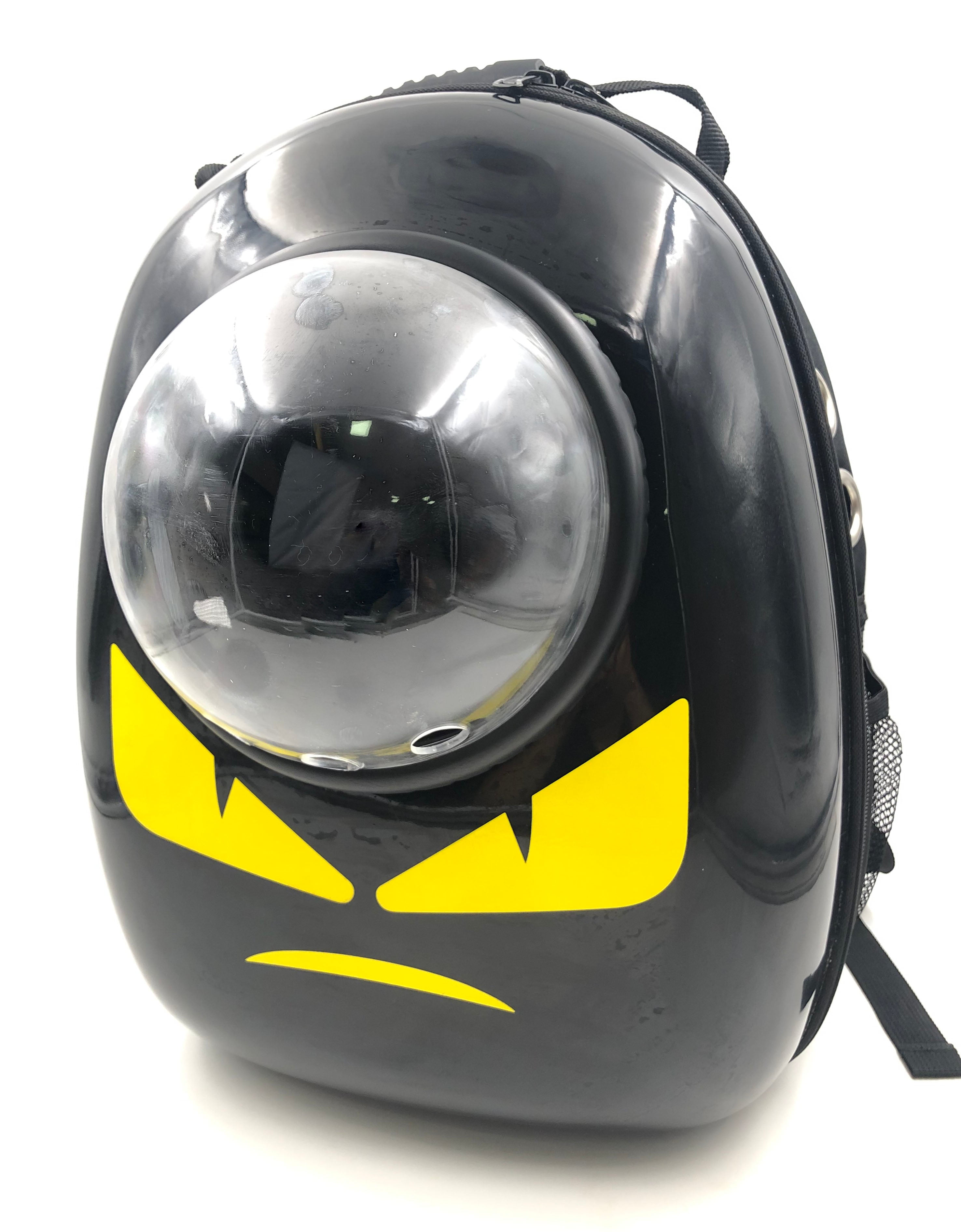 PerfectGiftsToGo Small Space Capsule Pet Carrier Backpack, Black ...